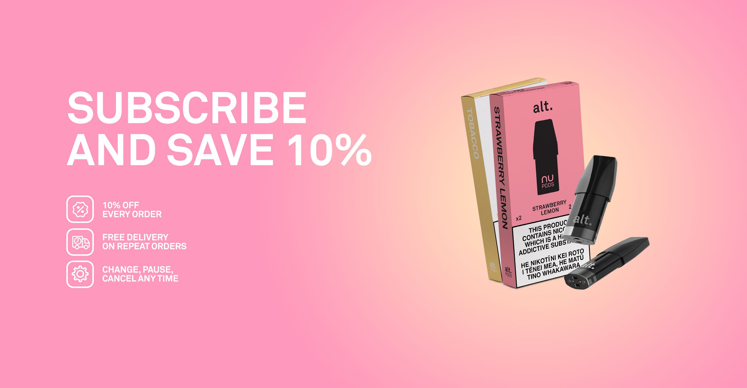 alt. Pod & Disposable Vapes NZ | Online Vape Shop